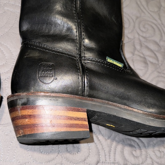 Dan Post | Shoes | Vintage Dan Post Mens Cowboy Boots Wood Heels Size 9 ...